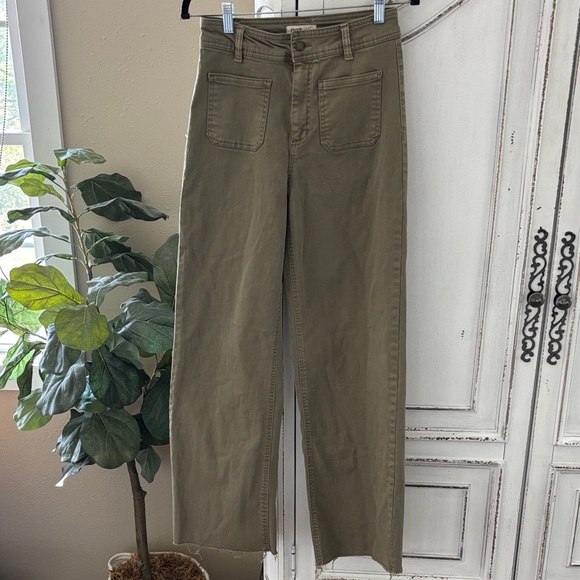 Oat New York | Jeans | Oat New York Jeans Womens Size 427 Green Wide ...
